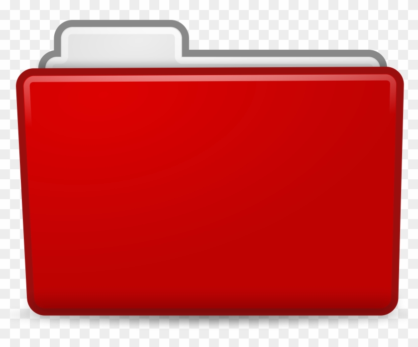 Red Folder Clip Art